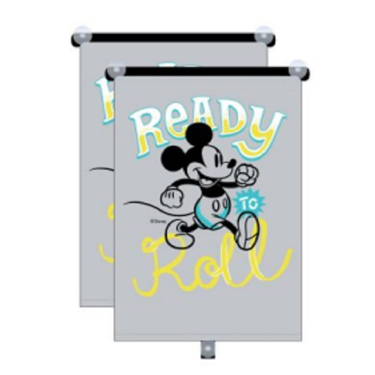 Disney Baby Mickey Mouse 2 Piece Sunshade for Car Window, Ready to Roll Print