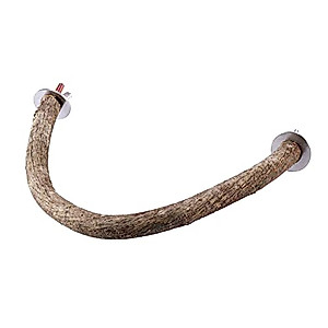 Mogoko Natural Bird Perches U-Shaped Grapevine Bird Cage Stands Parrot Cage Accessories for Parrots, Parakeets Cockatiels, Conures, Macaws, Love Birds, Finches