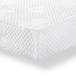 PrimaSleep 6 inch Smooth Top Foam Mattress Sleep Sets, Queen, White