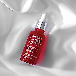 Dermelect Cosmeceuticals Self-Esteem Beauty Sleep Serum for Face - Glycolic Acid, Salicylic Acid, L-Ascorbic Acid, Resurfacing Serum for Acne Spots, Pores, Wrinkles, 1 oz