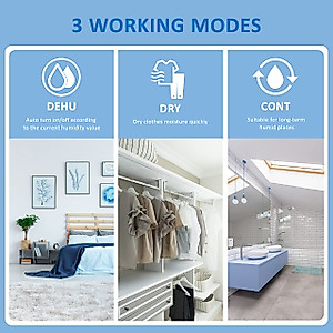 50 Pints Dehumidifier for Basement, Britsou Dehumidifiers for Home with Drain Hose - Quiet Smart Dehumidifier with 3 Modes, 24 Hr Timer - Ideal for Home Bedroom, Bathroom