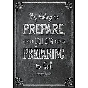 CTP Inspire U 8-Poster Chalk It Up! Pack, Classroom Posters, 13 3/8” x 19” Each (Creative Teaching Press 6686)