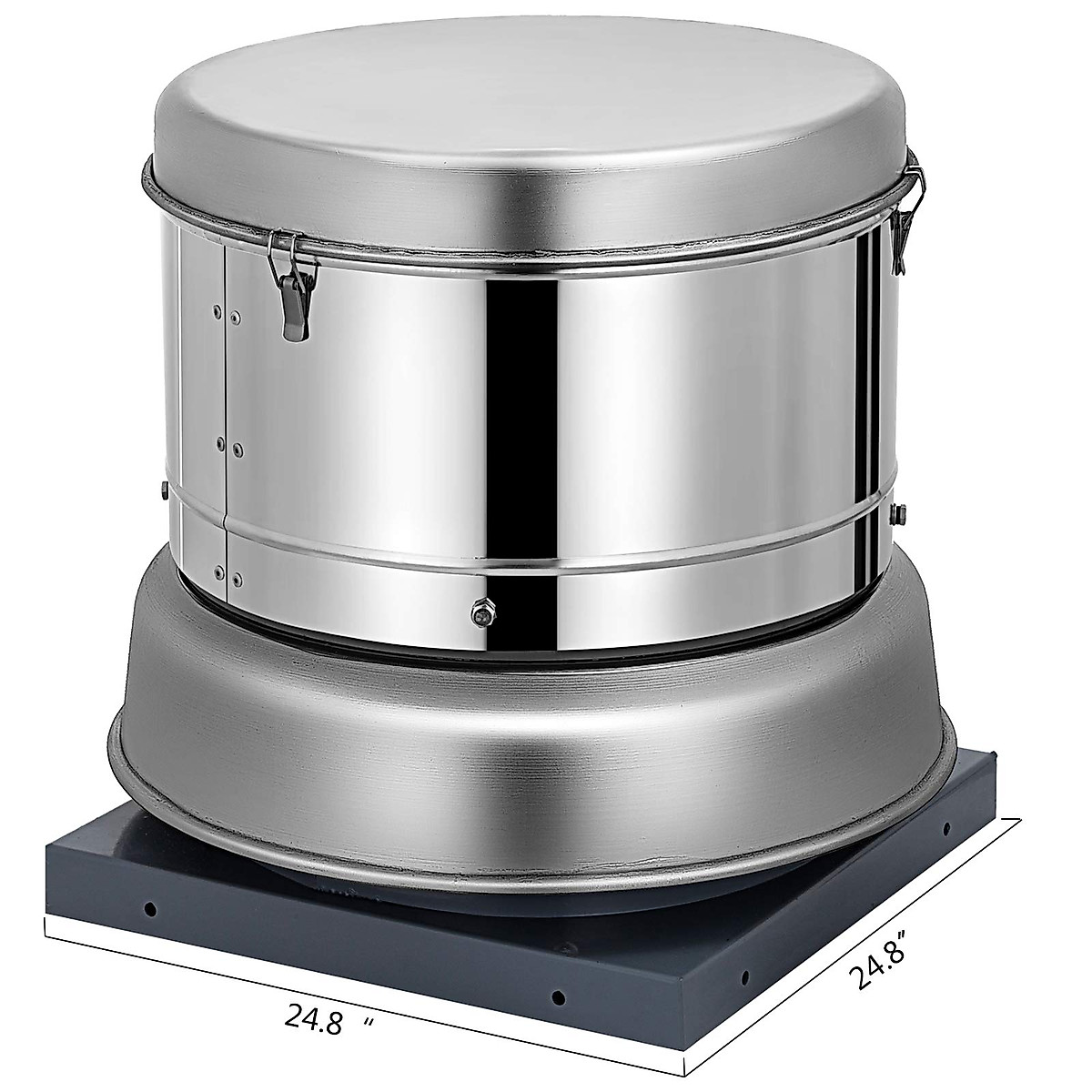 VEVOR 2400 CFM Roof Fan Up-blast Restaurant Exhaust Fan High Speed Direct Drive Up-blast Exhaust Fan 250W