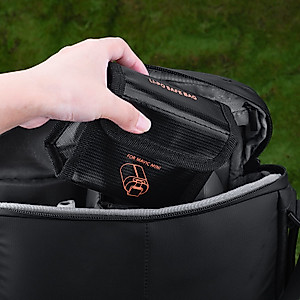 HeiyRC Lipo Battery Safe Bag for DJI Mini 4K/Mini 2/Mini 2 SE/Mini SE/Mavic Mini Batteries Protection Storage Case Fireproof Explosion-proof Pouch Accessories