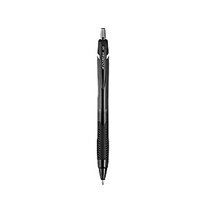 uni-ball Jetstream Elements Retractable Ballpoint Pen 5 Pack in Black with 1.0mm Medium Point Pen Tips, Uni-Super Ink is Smooth, Vibrant, and Protects Against Water, Fading, and Fraud