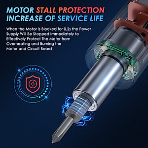 WOTOW Electric Screwdriver, (Newest) 28 in 1 Mini Power Precision Cordless Screwdriver Set with 24 Bits 3 LED Lights Rechargeable Repair Tool Kit with Magnetizer for PC Glasses Laptop Phone Watch Toys