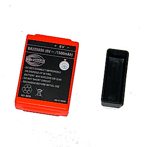 WELLVEUS 2Pcs BA225030 6V 1500mAh Ni-Mh Battery for HBC Pump Truck Remote Control Battery