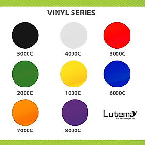 All Purpose Adhesive Vinyl Roll - Perfect to Use with All Vinyl Cutting Machines - Peel and Stick Paper- Arts and Crafts Wall Decal Lettering Vinyl Roll (18"x10', Purple)