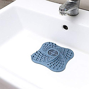 Bathroom Sink Strainer Drain Hair Catcher, Shower Plug Filter, Home Kitchen Tool, Bath Stopper Drain Cover, Sink Strainer for Tub, Shower, and Kitchen(White)
