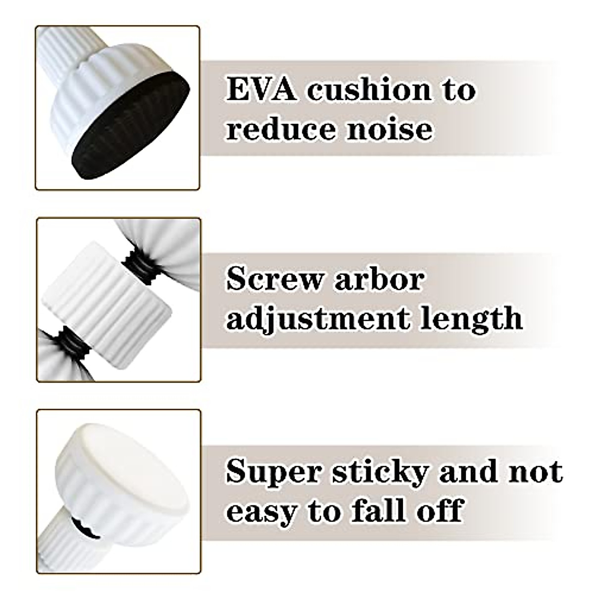 cosbur 2PCS Headboard Stoppers for Bed, 2023 Newset Adjustable Bed Frame Anti-Shake Tool for Bed, Antishake Telescopic Support Stabilizer, for Room Wall Beds Cabinets Sofa, Easy to Install