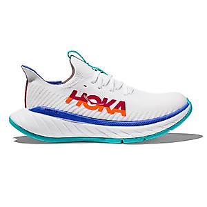 HOKA Carbon X 3 Running Shoe Womens Running 8 BM US WhiteFlame