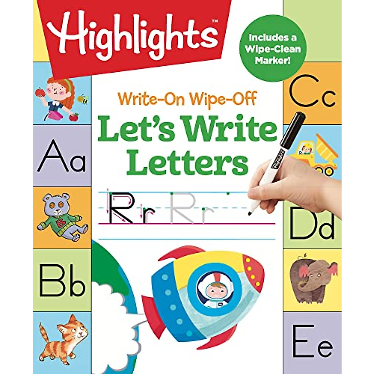 Write-On Wipe-Off Let's Write Letters (Highlights™ Write-On Wipe-Off Fun to Learn Activity Books)