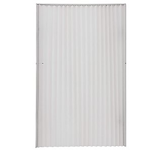 RecPro RV Pleated Folding Door 48" x 75" | Camper Folding Door | Fifth Wheel Folding Door (Gray)