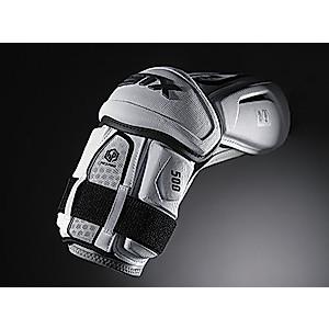 PD AGS5 03 WE/XX STX Lacrosse Stallion 500 Arm Guard, White, Large