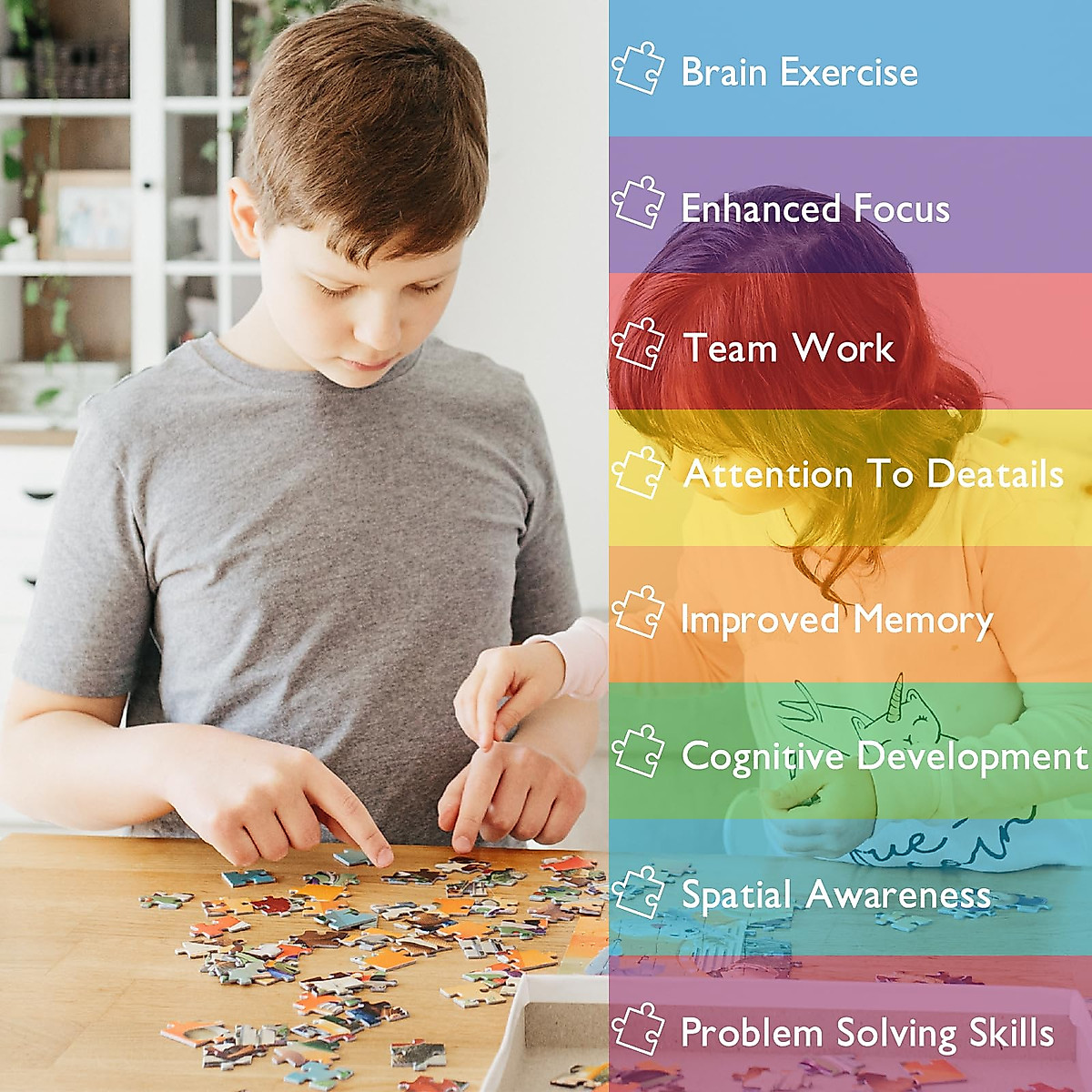 SiTimmGer Puzzles for Adults 500 Pieces Jigsaw Puzzles Space Traveler Solar System Puzzle for Family Challenging Hard Puzzle Summer Games 14.5" x 20”