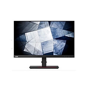 Lenovo ThinkVision P24q-20 1440p 23.8" IPS Monitor, Black (Renewed)