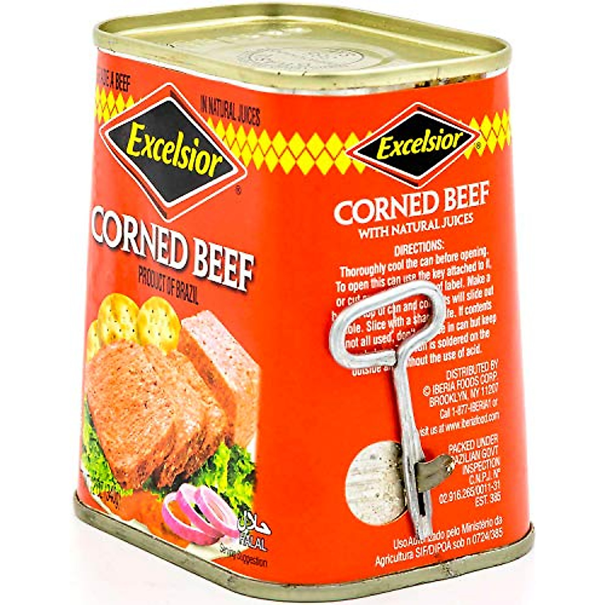 EXCELSIOR Corned Beef in Natural Juices, 12 Ounce