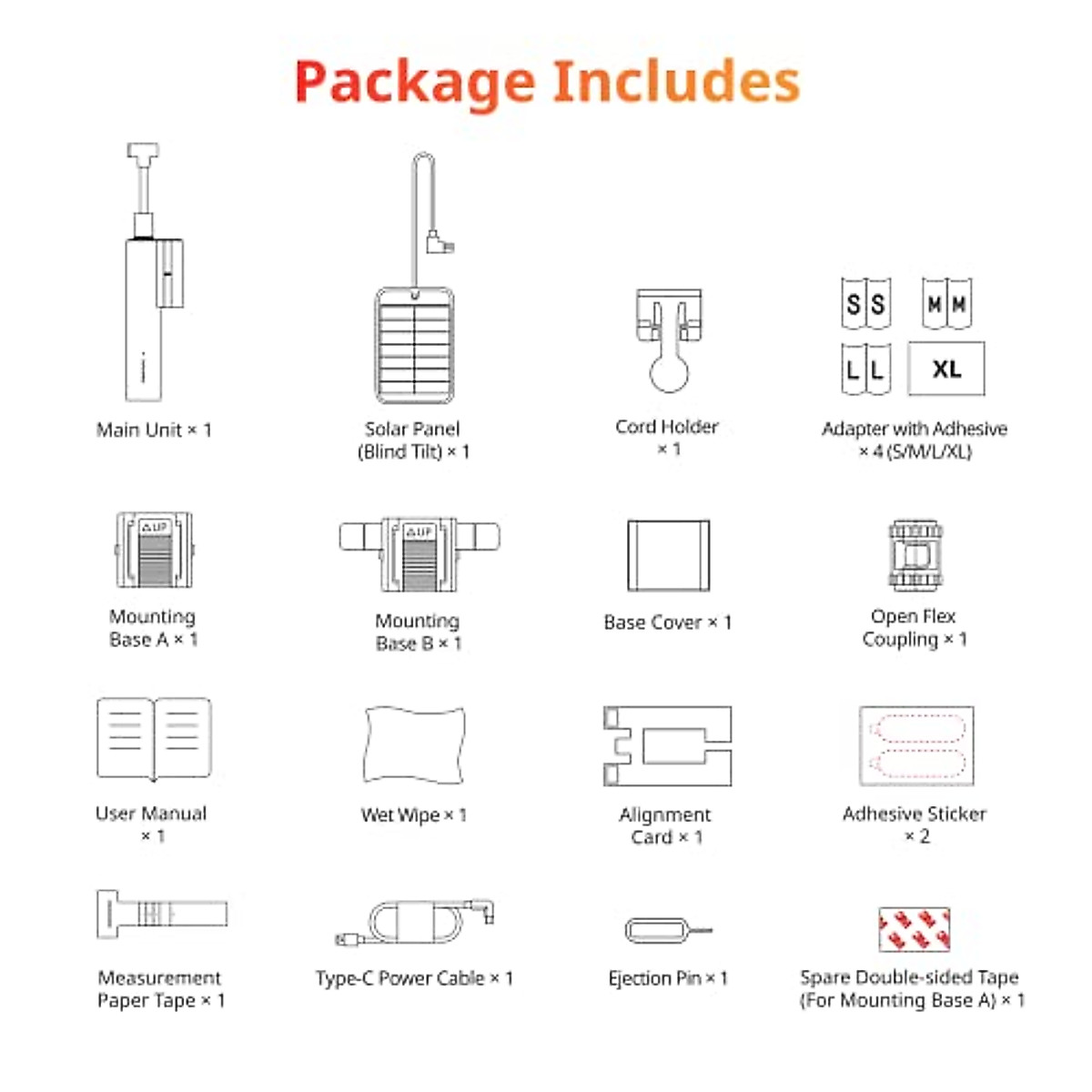 SwitchBot Blind Tilt Motorized Blinds - Smart Electric Blinds with Bluetooth Remote Control, Solar Powered, Light Sensing Control, Add Hub to Make it Compatible with Alexa & Google Home