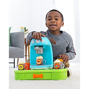 Skip Hop Kids Kitchen Play Set, Zoo Bark-ista Café with Lights & Sounds, 20pc Set