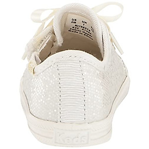 Keds Kids Baby Kickstart Crib Celebrations Sneaker, Ivory, 3 US Unisex Infant