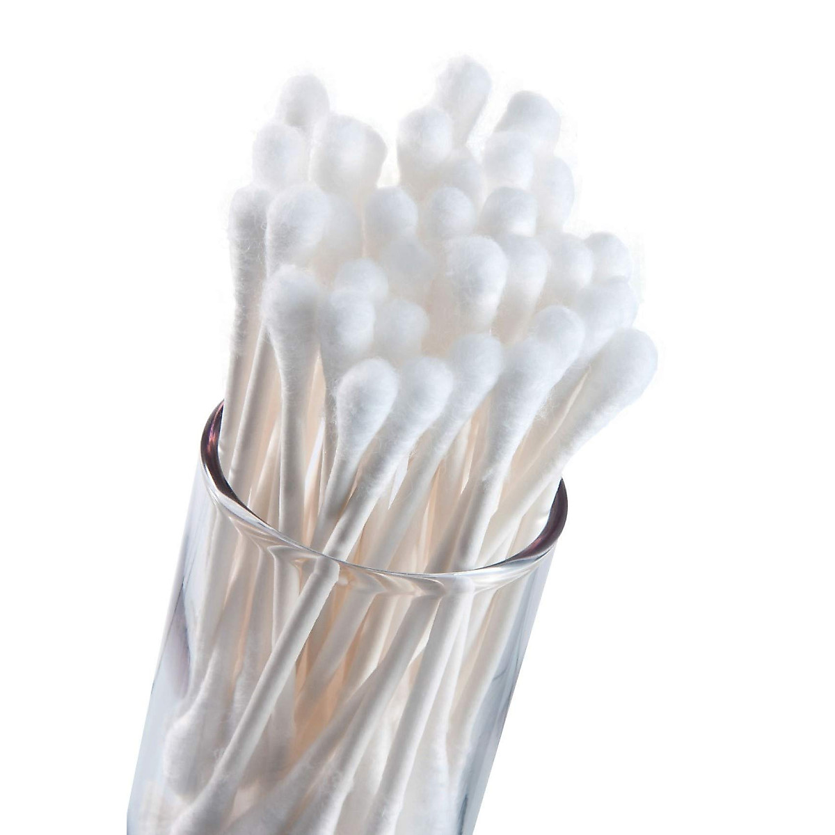 100% Pure Cotton Swabs - 100 Count (w/Container)
