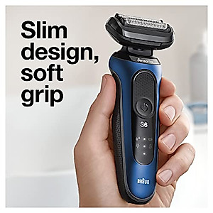 Braun Electric Razor for Men, Series 6 6020s SensoFlex Electric Foil Shaver with Precision Beard Trimmer, Rechargeable, Wet & Dry Foil Shaver with Travel Case