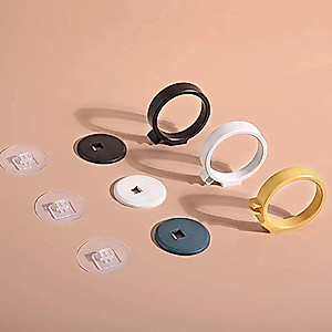 lasenersm 1 Piece Wall Mount Bathroom Blow Dryer Holder Hair Dryer Holder Bathroom Hair Dryer Rack No Drilling Hair Dryer Rack Holder Self Adhesive Blow Dryer Hanging Rack, Black