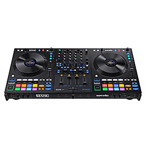 RANE FOUR Advanced 4 Channel Stems DJ Controller - 8.5" Jog Wheels with displays, DJ Mixer with Internal FX, Serato DJ Pro & Pitch ‘n Time DJ Included