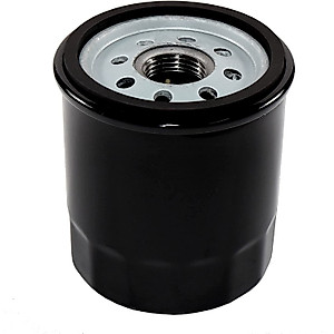 HQRP Oil Filter compatible with John Deere 112L, LX172, LX176 Lawn Tractors (with Kawasaki engines); F510, Z925A, Z930A, Z950A, Z960A, Z970A ZTrak Mowers