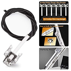 Replacement Parts for Nexgrill 720-0896B 720-0896C 720-0882A 720-0896 720-0925 Grills, 6 Pack Burner Tubes, Flame Tamers Heat Shields, Ignitors Replacement for Nexgrill Deluxe 6 Burner Gas Grills