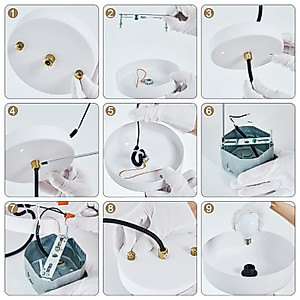 BISAMIYA 1-Light Modern Pendant Lights, Brass Accent Hanging Light Fixture with 12.6" Matte White Metal Shade, Adjustable Height, for Kitchen Island, Dining Room, Hotel, Coffee Shop