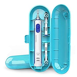 Travel Case for Electric Toothbrush Carrying Case Toothbrush Holder (Blue)