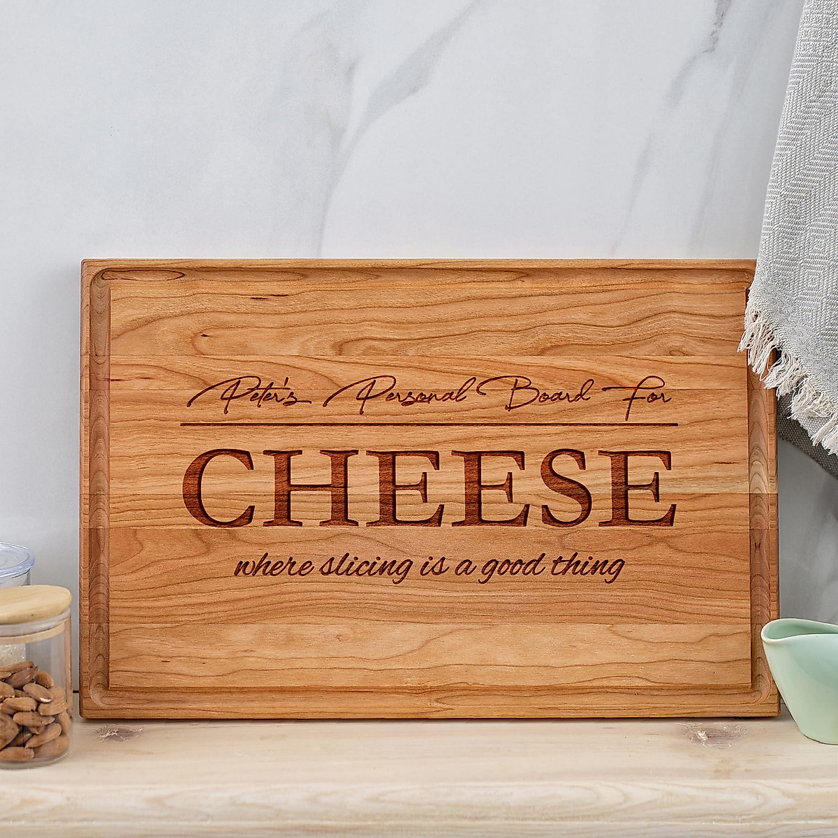 Forest Decor Personalized Cutting Boards Wood Engraved, Engraved Wedding Gifts for Couple, Charcuterie Board Personalized, Wood Anniversary, Personalized Housewarming, THE TRIO COLLECTION, Made in USA