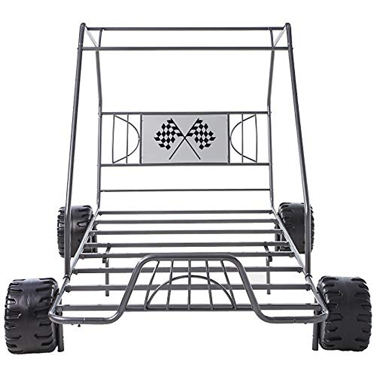 ACME Furniture 2 Count Xander Bed, Twin, Gunmetal Go Kart