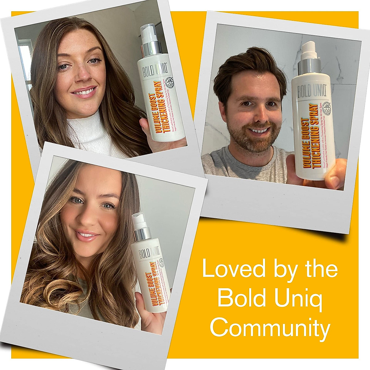 Volumizing Hair Thickening Texture Spray - Thicker Hair on 1st Use, For Fine, Flat & Thin Hair, Volume Products For Women & Men, Adds Texture & Body - Get Visibly Fuller Hair, Light Weight & Non Stick