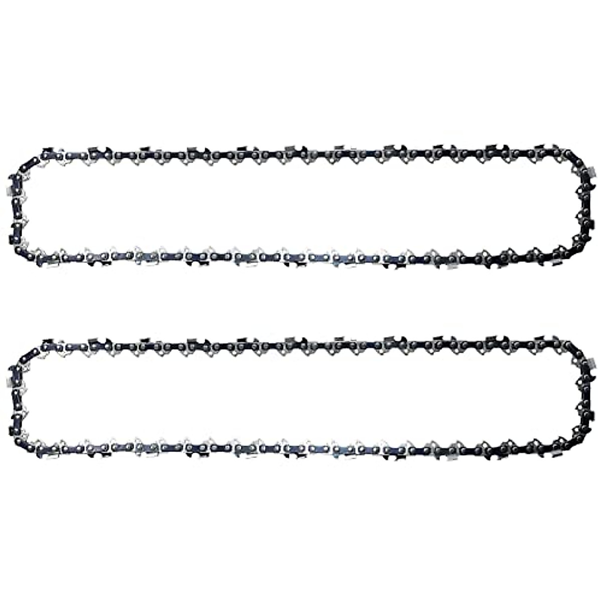Opuladuo 2PC 14" Chainsaw Chain 3/8" LP 050" 52DL Fit for Portland Harbor Freight 64497 64498 67255 58949