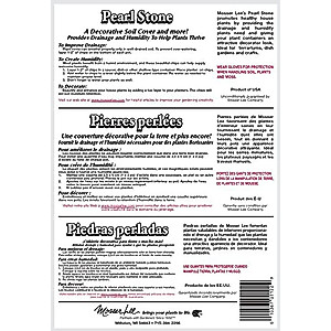 Mosser Lee ML1122 Pearl Stone Soil Cover, 5 lb.