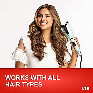 CHI Spin N Curl Special Edition - Mint Green. Ideal for Shoulder-Length Hair between 6-16” inches.