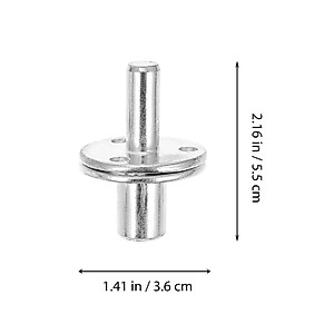 VILLCASE 5 Sets Bed Three Hole Nut Sofa Feet Nut Docking Kit Bed Column Screw Nut Lock Connector for Bed Column Furniture Parts Bed Column Screws Kit Bedpost Connect Screw Kit Iron Splint