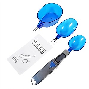 Spoon Scale Accurate Electronic Digital Weighing Spoon Kitchen Measuring Tool 500/0.1g for Portioning Tea Flour Spices Medicine