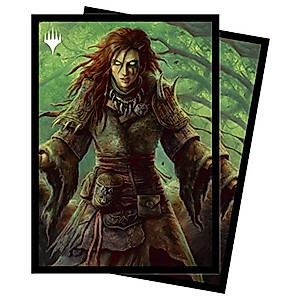 Ultra PRO - Magic: The Gathering Battle for Baldur's Gate, Commander Legend 100ct Card Sleeves (Faldorn, Dread Wolf Herald) - Protect Your Collectible Trading Cards with ChromaFushion Technology