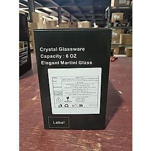 PARACITY Martini Glasses Set of 2, Coupe Glasses, Hand Blown Premium Martini Glasses, Perfect for Cocktails, Martinis, Margaritas, Parties, Catering Boxes and Gifts(8 OZ/240ML)