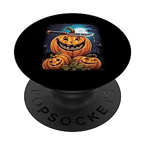 GIS Analyst Funny Halloween Fun Pun Spooky PopSockets Standard PopGrip