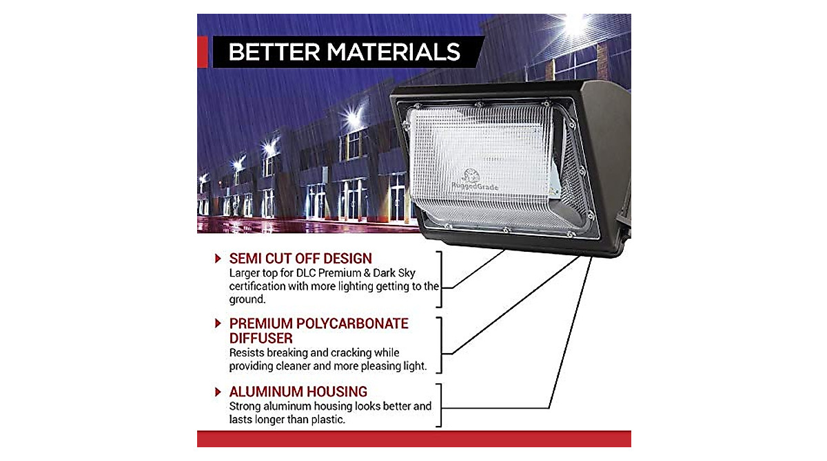 200 Watt LED Wall Pack | 26,000 Lumens | RuggedGrade Durado II Series