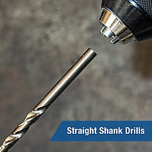 Century Drill & Tool, 26121, 21 PC Uest,Jobber Drill Bit,ProGrade, Cobalt Steel, High Speed Drill Bit Pack