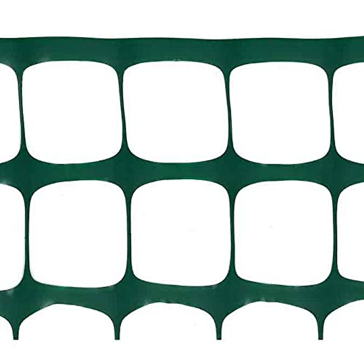 OLDMACDONALD Guardian Warning Barrier, Plastic Mesh Fence, Construction Barrier Netting, Green 4ft x 164ft (1.22m x 50m) (mesh 1.75"x1.75"), Garden Fencing, for Snow, Poultry, Chicken, Garden Netting