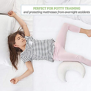 GREEN LIFESTYLE Washable Underpads - Large Bed Pads for use as Incontinence Bed Pads, Reusable Pet Pads, Great for Dogs, Cats, Bunny, Seniors Bed Pad (Pack of 4 - 34x36)