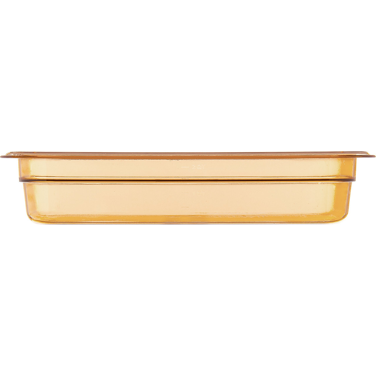 Carlisle FoodService Products 3086013 StorPlus High Heat Food Pan, 2.5" Deep, Third Size, Amber