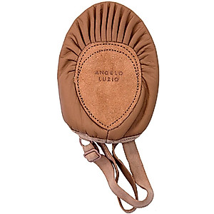 Bodywrappers Twyla totalSTRETCH Leather Half Sole Slipper, Jazzy Tan-11 M