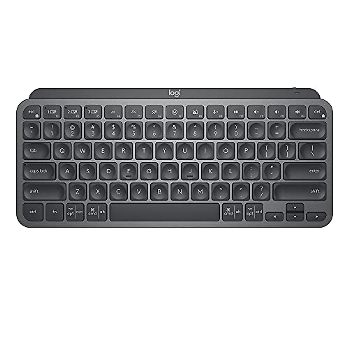 Logitech MX Keys Mini Minimalist Wireless Illuminated Keyboard, Compact, Bluetooth, USB-C, for Apple macOS, iOS, Windows, Linux, Android - Graphite - With Free Adobe Creative Cloud Subscription